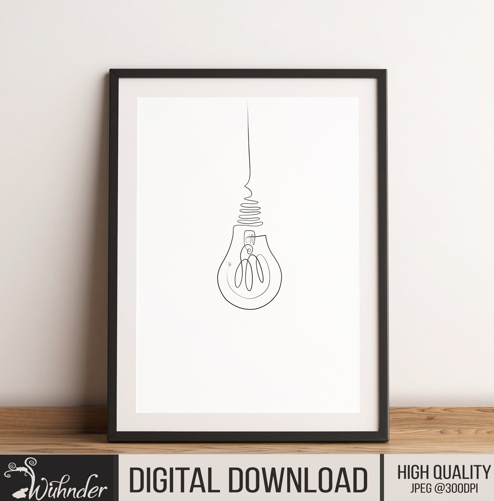 Lightbulb One Line Drawing, Lightbulb Moment, Light Bulb Doodle, Home ...