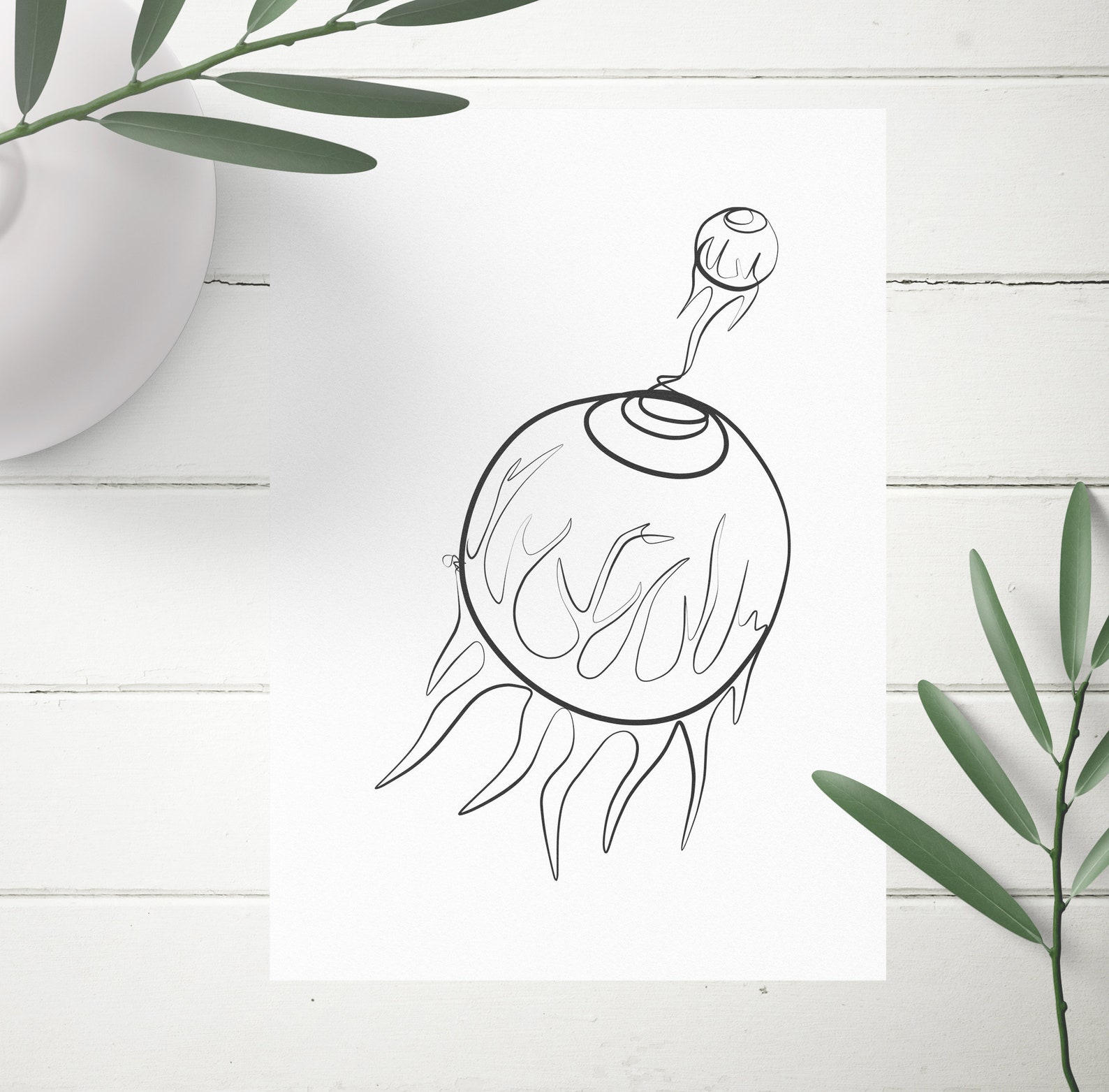 Eye of Cthulhu, Single Line Drawing, Terraria Wall Art, Terraria Print ...
