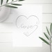Abstract Heart Singular Line Drawing, Minimalist Art, Wall Decor ...