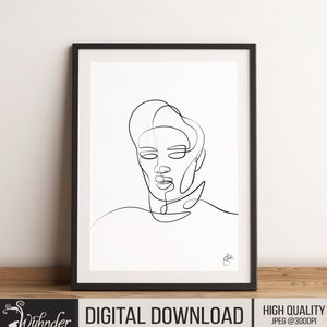 Elvis Presley Poster, Pop Culture ONE LINE Drawing, Elvis Portrait ...