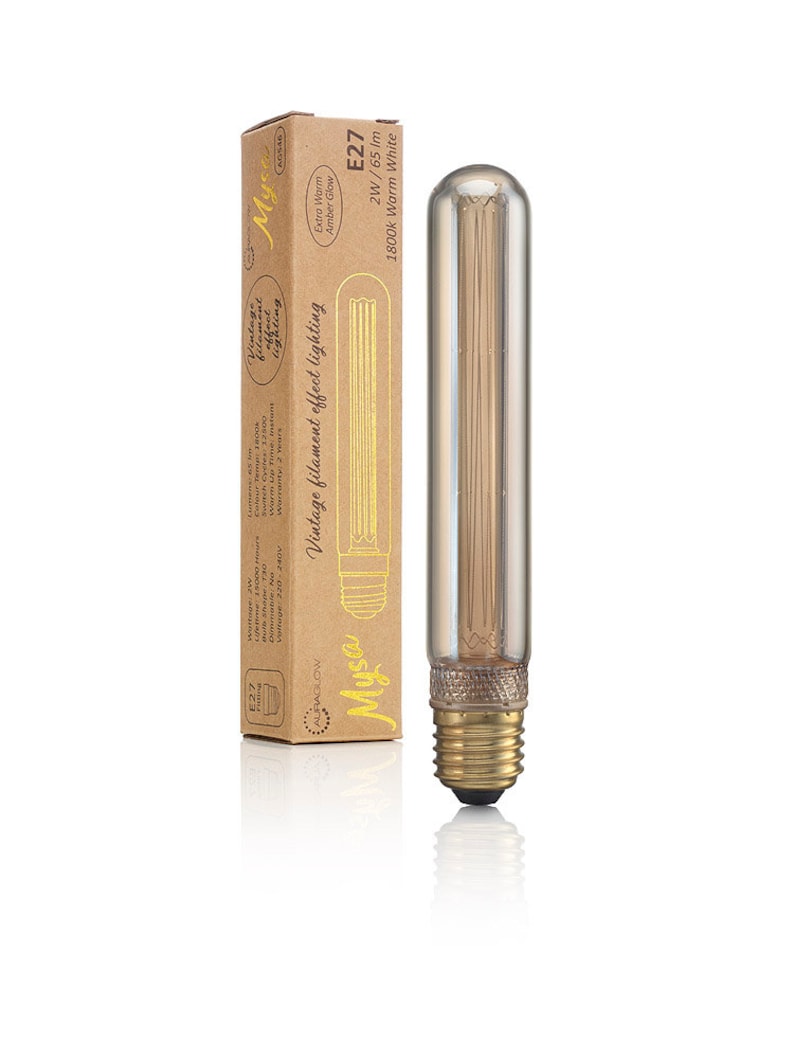 Auraglow Mysa Vintage Retro Edison Style Warm Glow Led Light Etsy