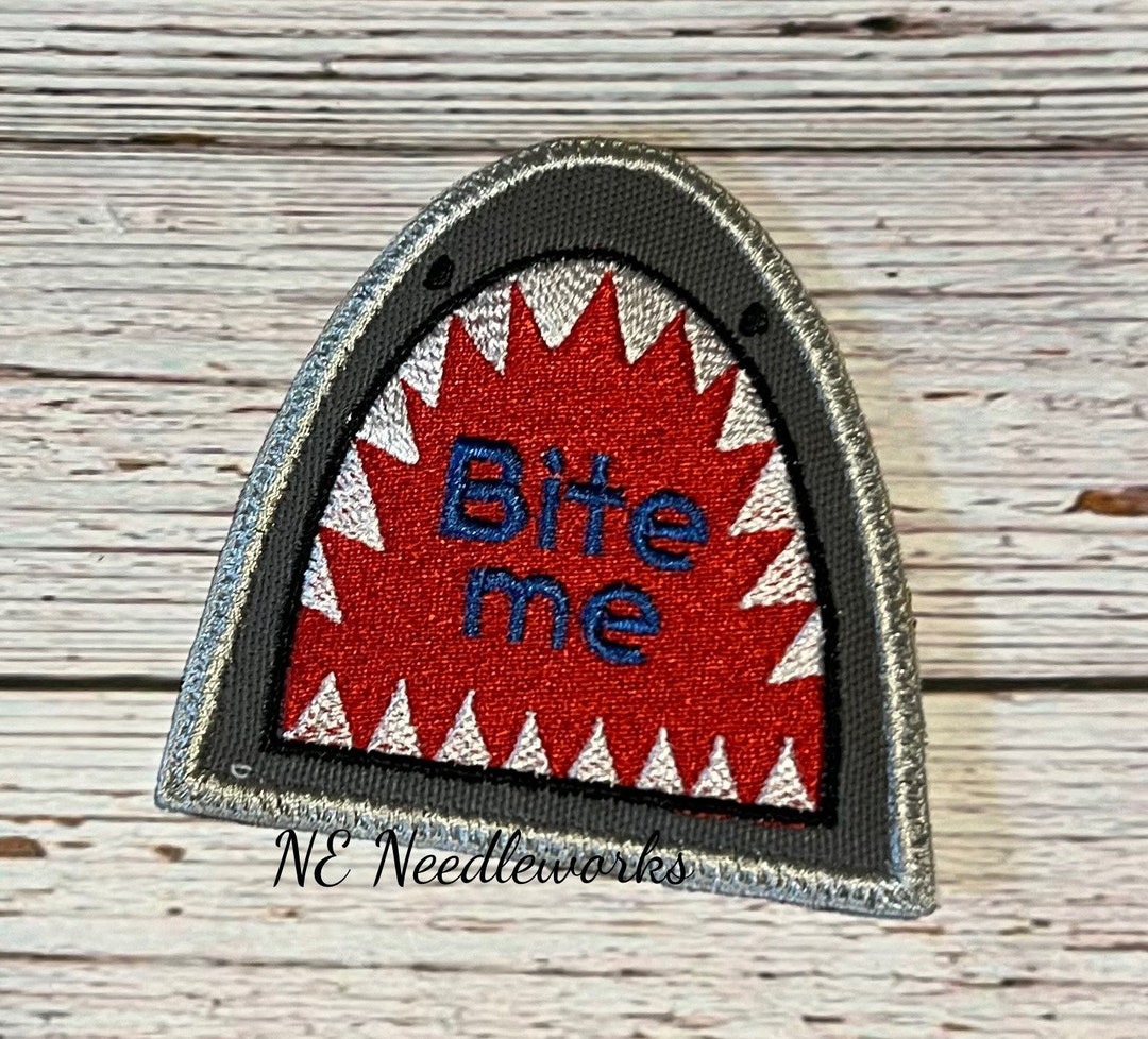 Bite Me Patch - Etsy