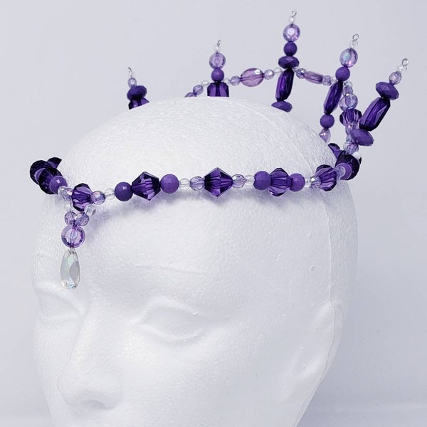 Purple Headpiece - Etsy