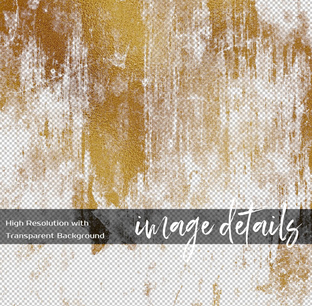 Gold Design Elements, Gold Foil Overlays , Metallic Clipart, Gold ...