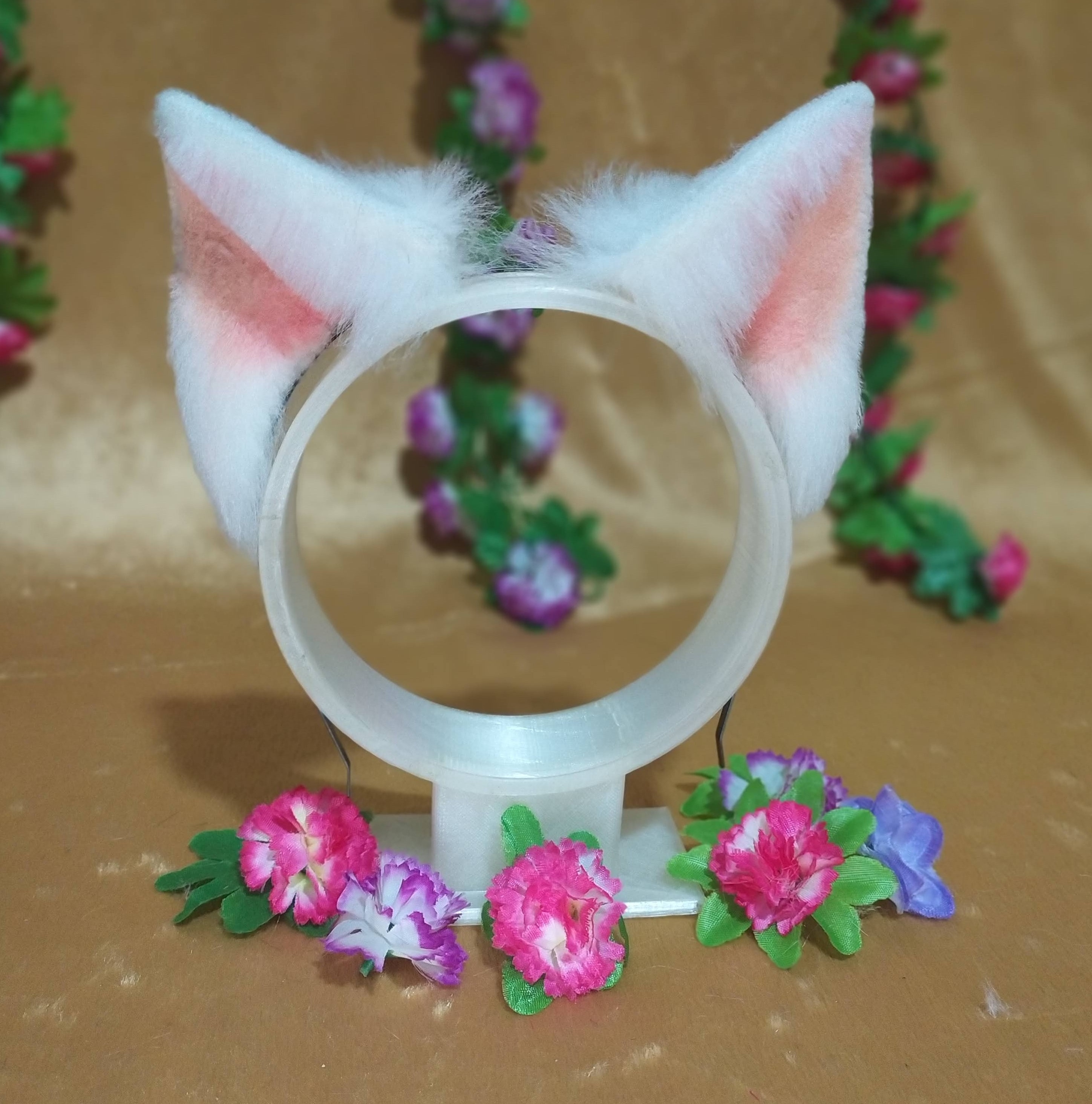 Inu Ears White inu Cat Neko for Cosplay | Etsy