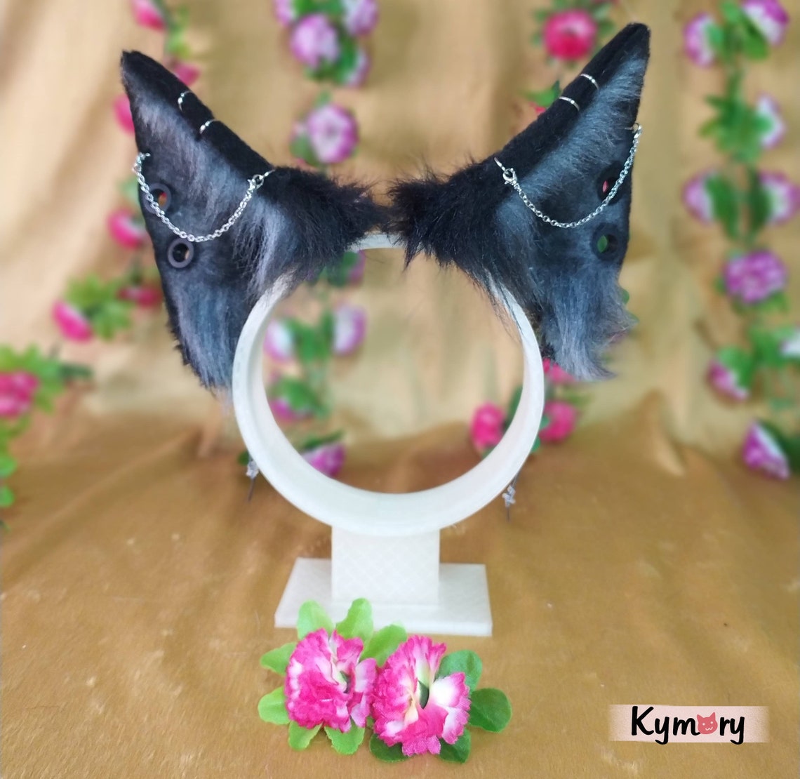 Wolf Ears Punk Rock With Tunnels and Piercings original - Etsy