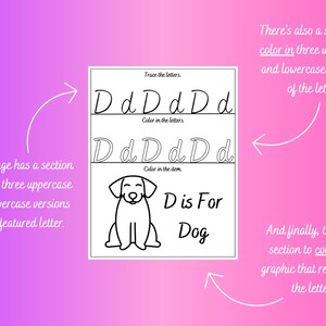 Printable Alphabet Workbook 26 Pages Digital Download Homeschool ...