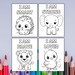 10 Printable Coloring Pages With Positive Affirmations for Kids Cute ...