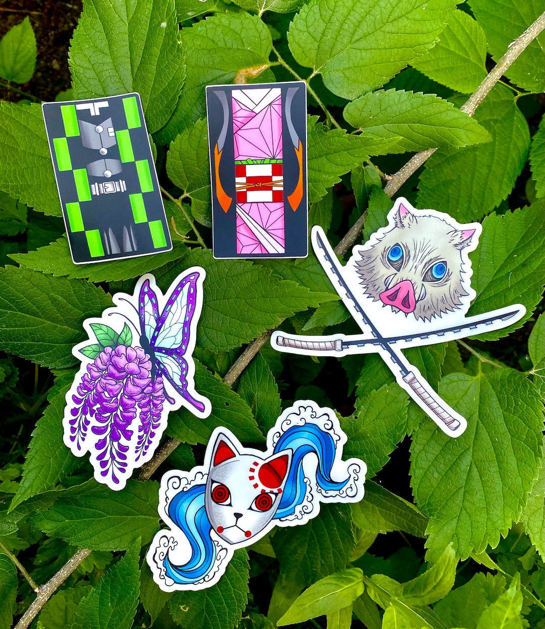 Demon Slayer Sticker Pack - Etsy