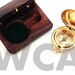 Nautical Brass Working Compass With Wooden Box Handmade Push Button ...