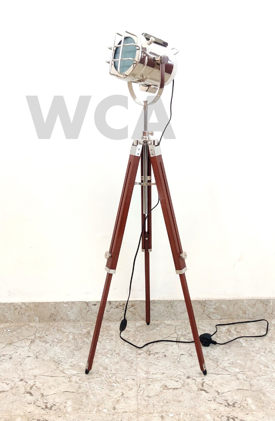 Handmade Modern Tripod Spot Light Marine Studio Searchlight Bedroom ...