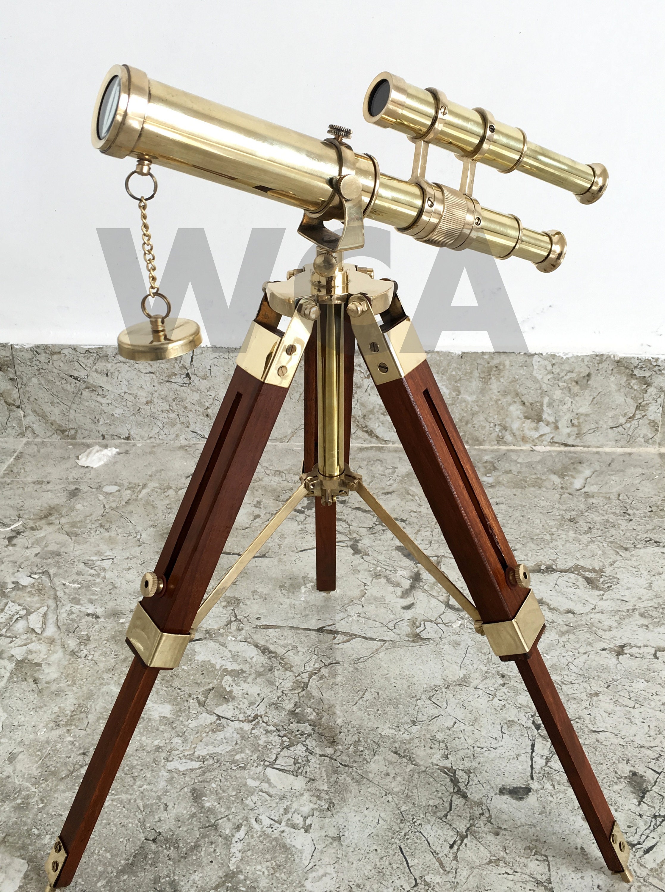 Art & Collectibles Coins & Money Collectibles Telescope Brass With ...