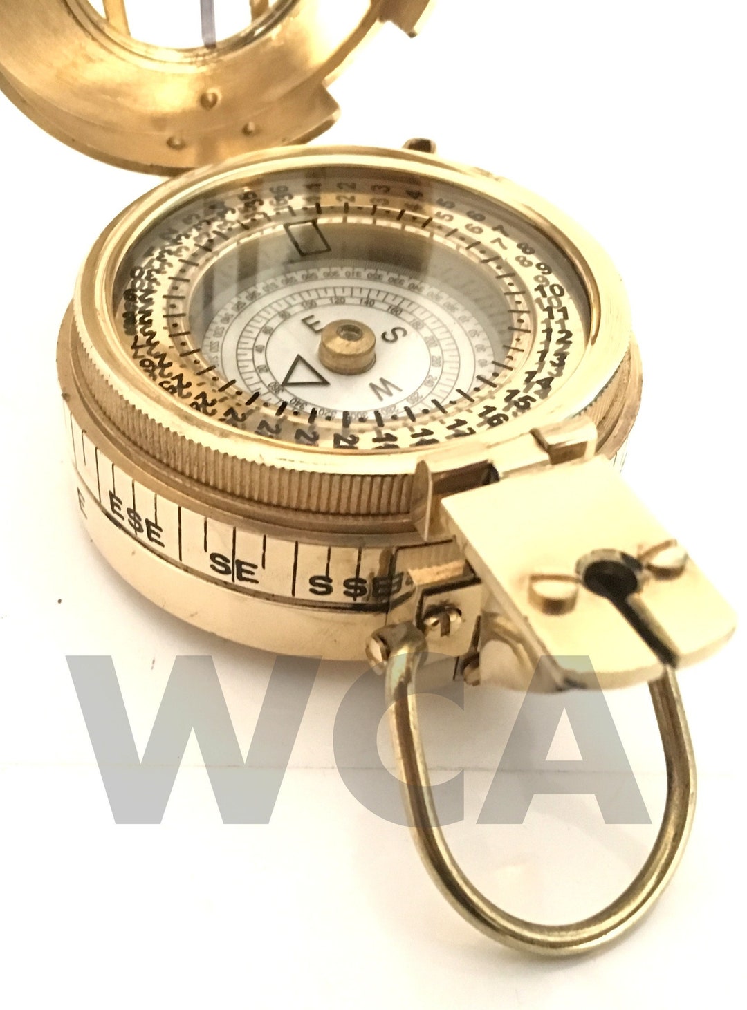 Handmade Navigation Astrolabe Solid Brass Millatry Engineer Compass ...