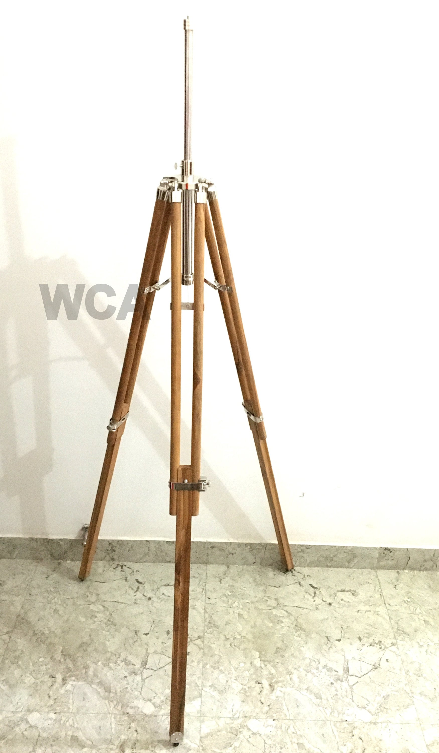 Handmade Teak Wooden Finish Adjustable Tripod Stand Nautical - Etsy
