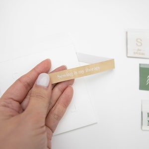HAND Sewing Labels - THE BASIC From Sewing Therapy (10 Labels in Each ...