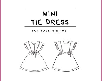 PDF Tie Dress Pattern - Sewing Therapy With a Step-by-step Sewalong ...