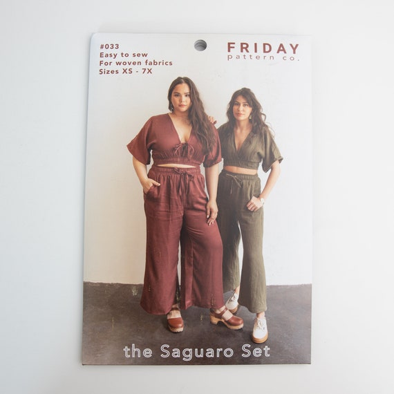 The Saguaro Set Friday Sewing Pattern Company paper - Etsy