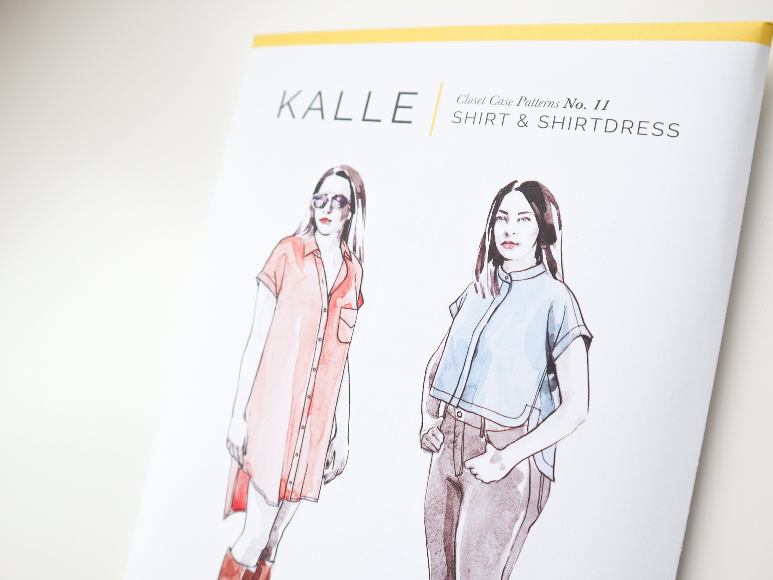 Kalle Shirt and Shirt Dress Closet Core Sewing Pattern | Etsy