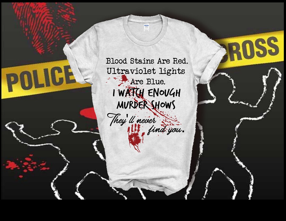 Murder Shows Digital PNG File for Sublimation, Clipart, Digital ...
