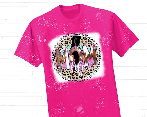 Mama Life Leopard Neon PNG Digital Design Clipart | Etsy