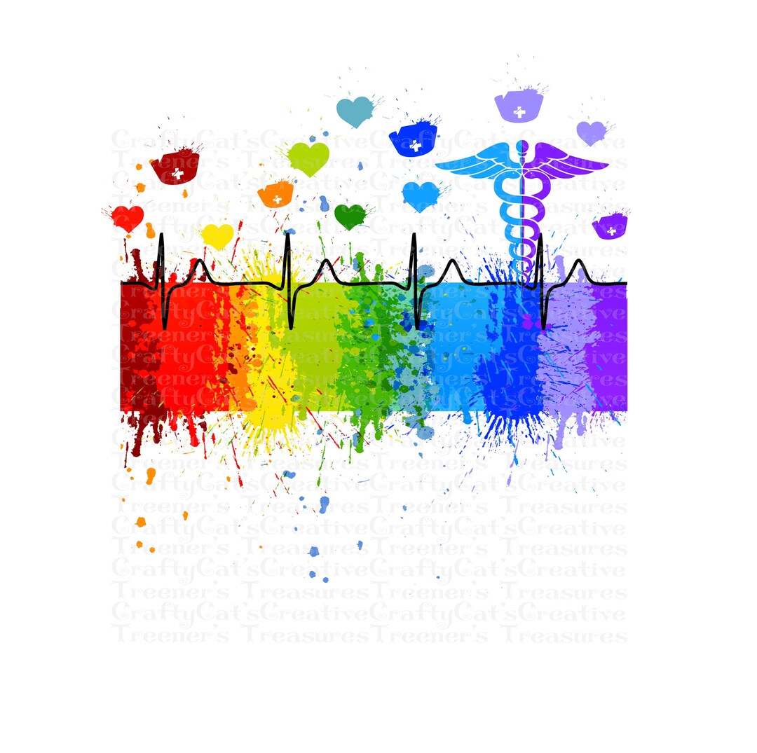 NURSE Paint Splatter PNG File, Instant Download, Clipart, Graphic ...