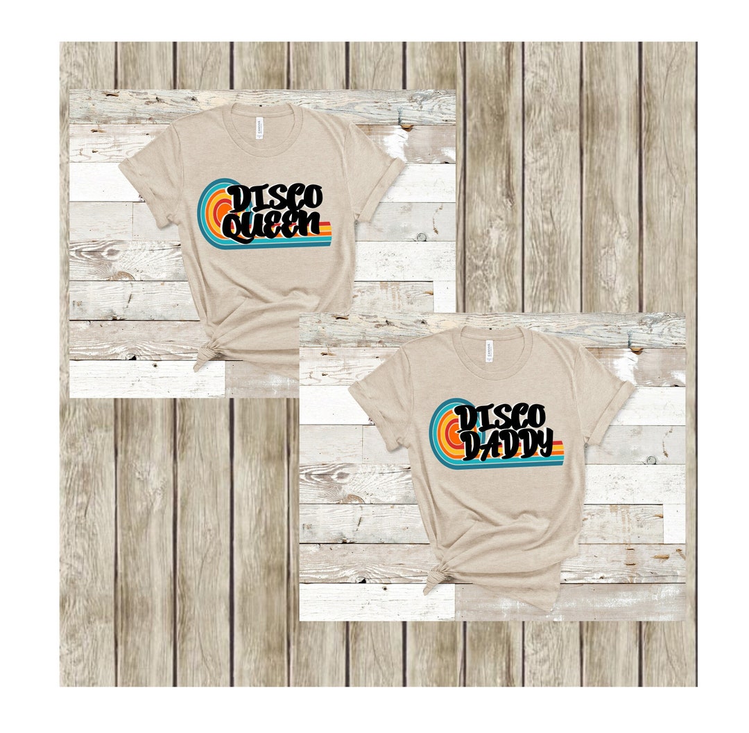 Retro Disco Queen, Disco Daddy, PNG Digital Design, Clipart ...