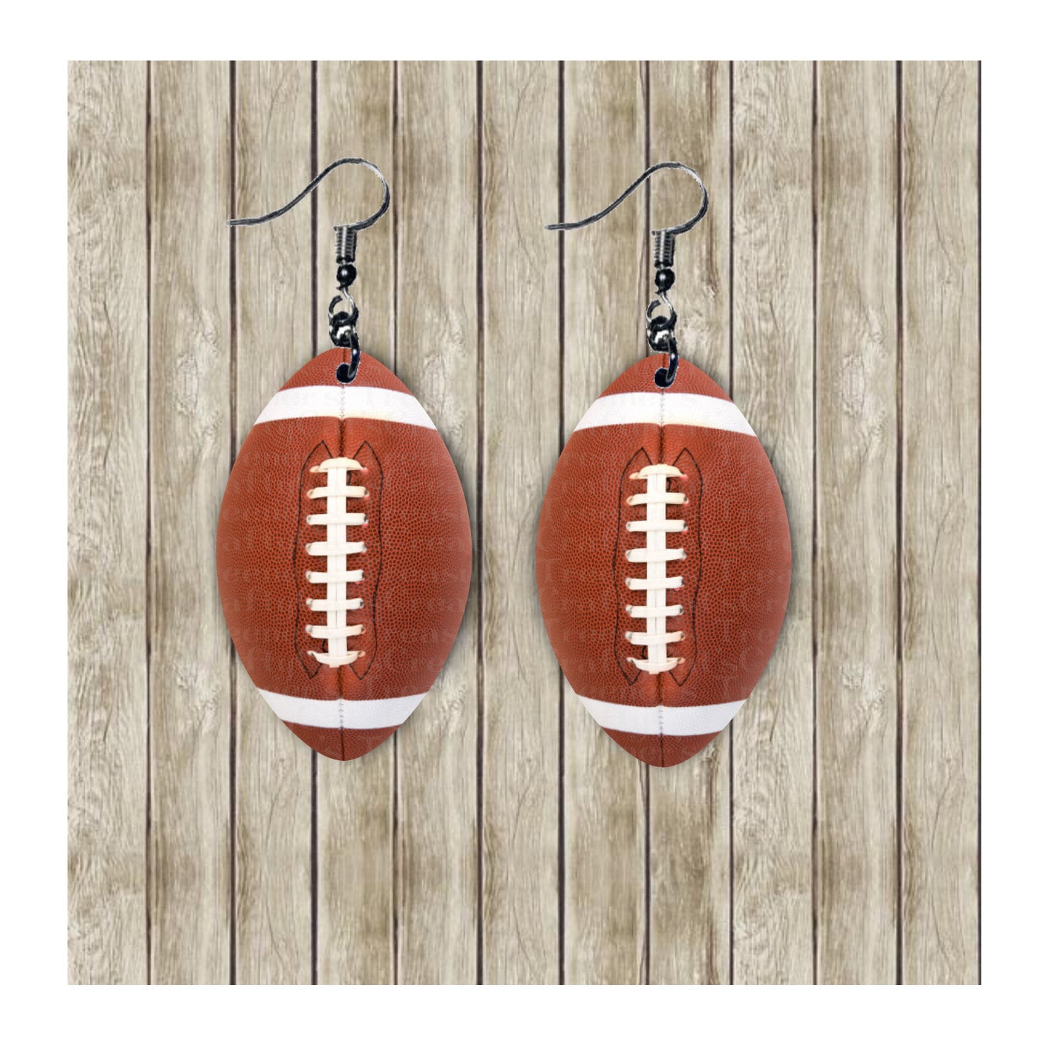 Football Digital Earring Design PNG Digital File for MSS Sublimation ...