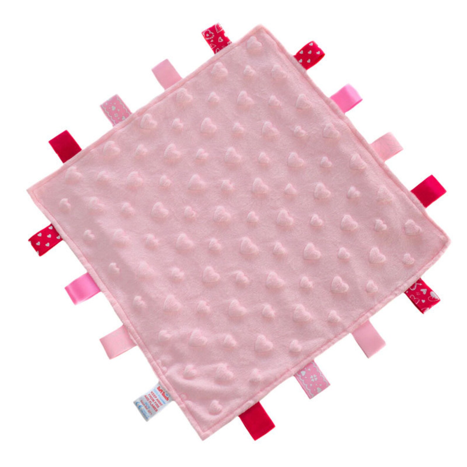 Baby Dimple Comforter Taggy Blanket Satin Tags/satin Backed | Etsy