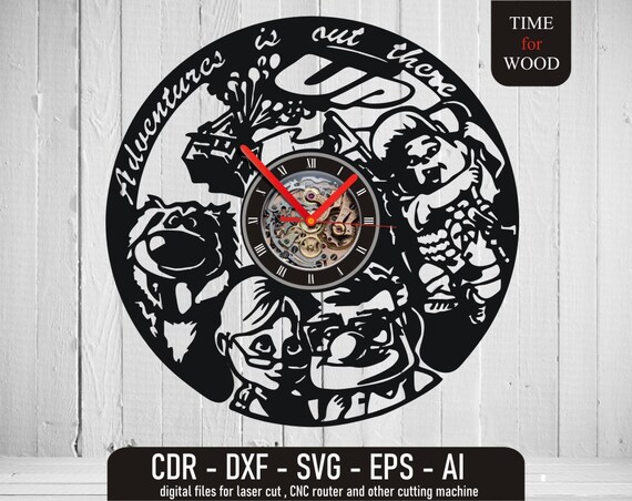 Up Digital Files UP Svg UP Dxf UP Cdr Carl Fredricksen Family | Etsy