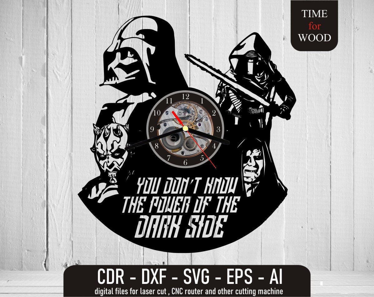 The Power of Dark Side Vector Emperor Palpatine Svg Darth Maul Vector ...