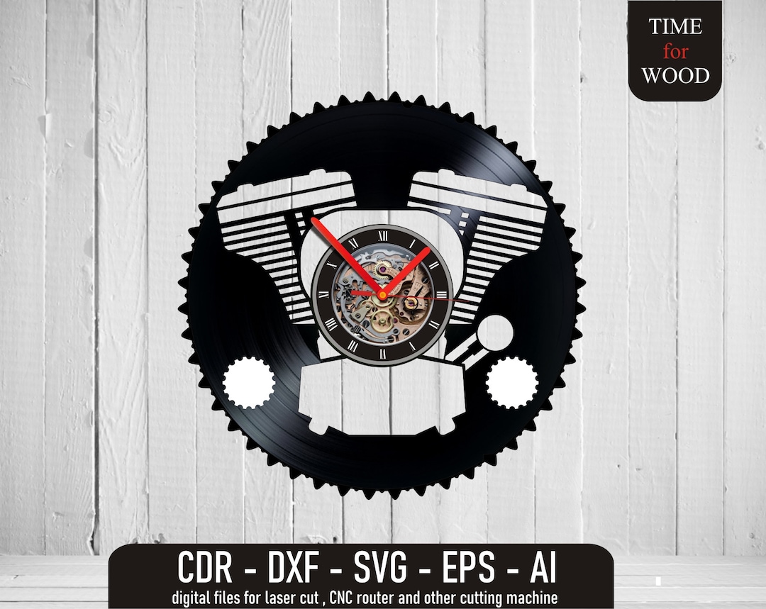 Motor Clock Svg Motor Clock Vector Files Engine Clock Digital Engine ...