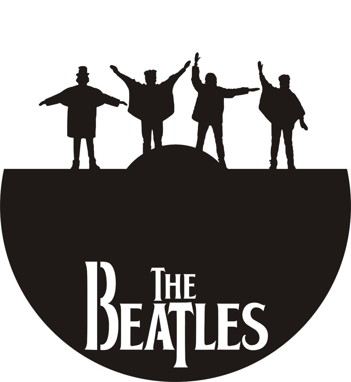 The Beatles Vector the Beatles Svg the Beatles Dxf the Beatles | Etsy