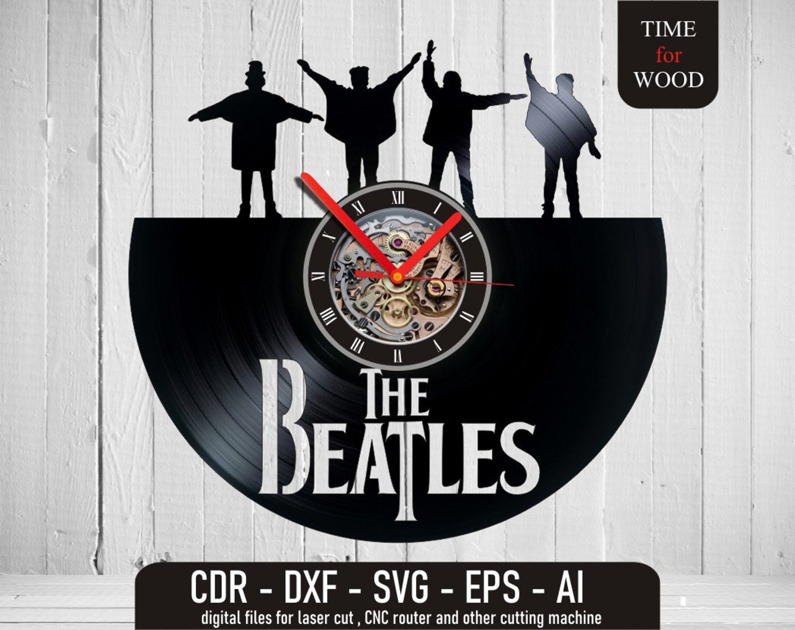 The Beatles Vector the Beatles Svg the Beatles Dxf the Beatles Vinyl ...