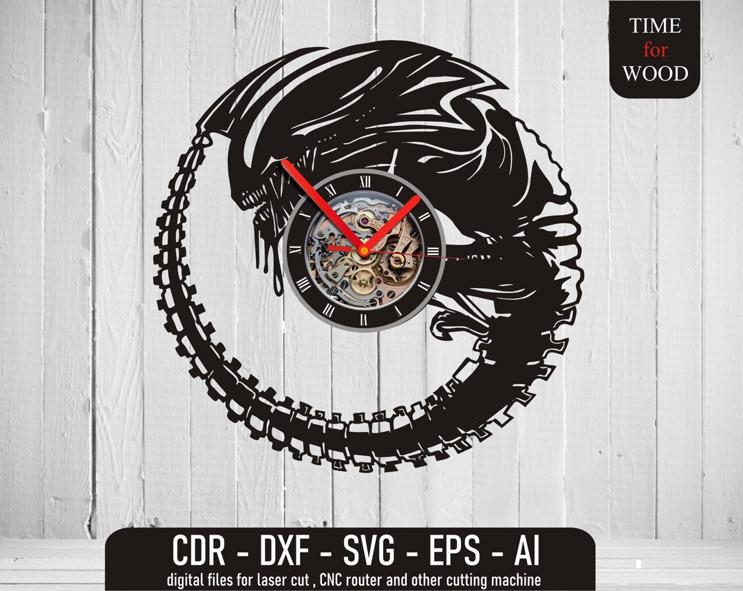 Alien Svg Alien Digital Files Space Predator Svg Alien Predator Vector ...