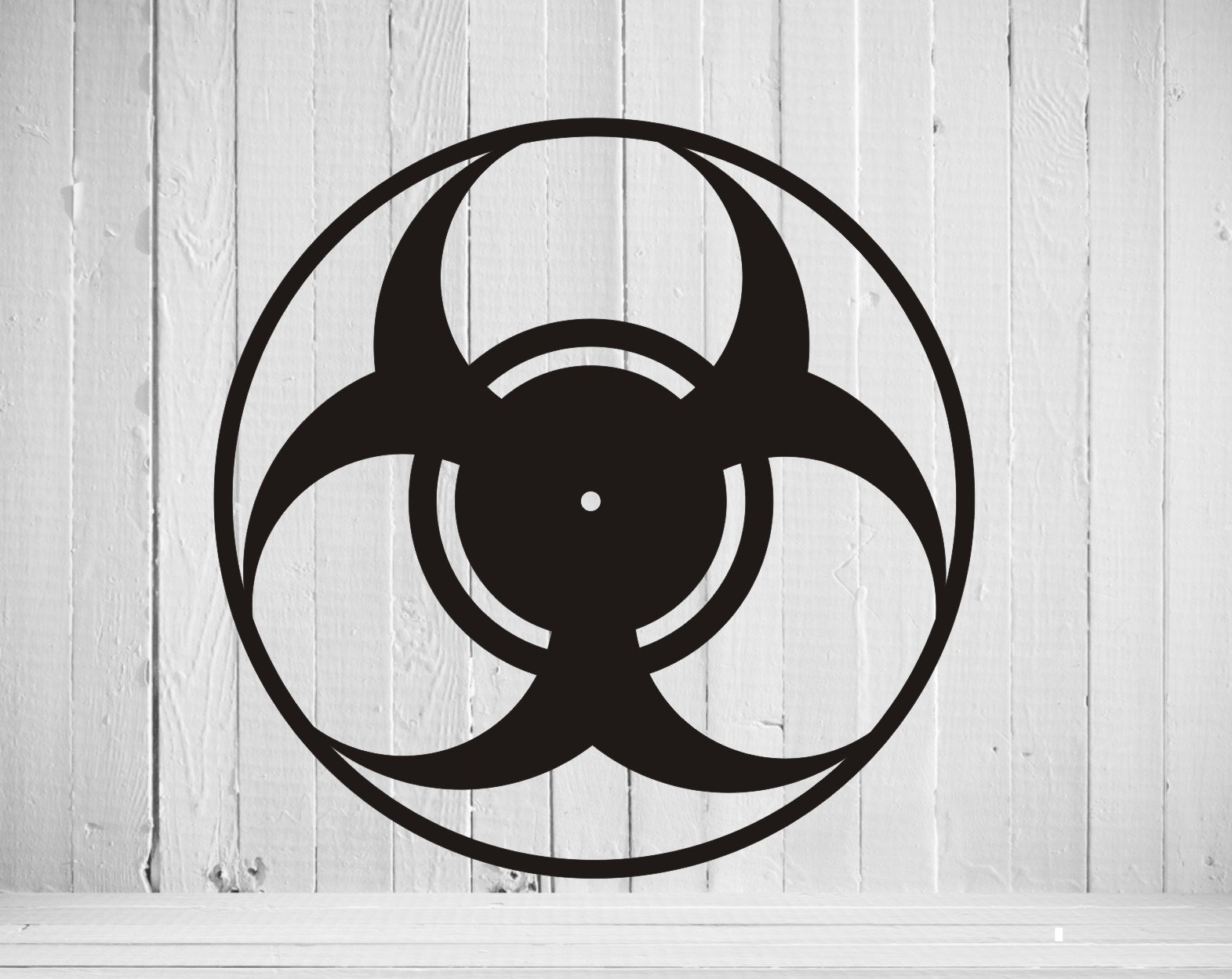 Biohazard Symbol Vector Biohazard Sign Digital Files Bio Hazard Clock ...