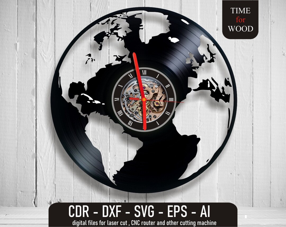 World Map Svg World Map Digital Files World Map Cdr World Map Dxf World ...