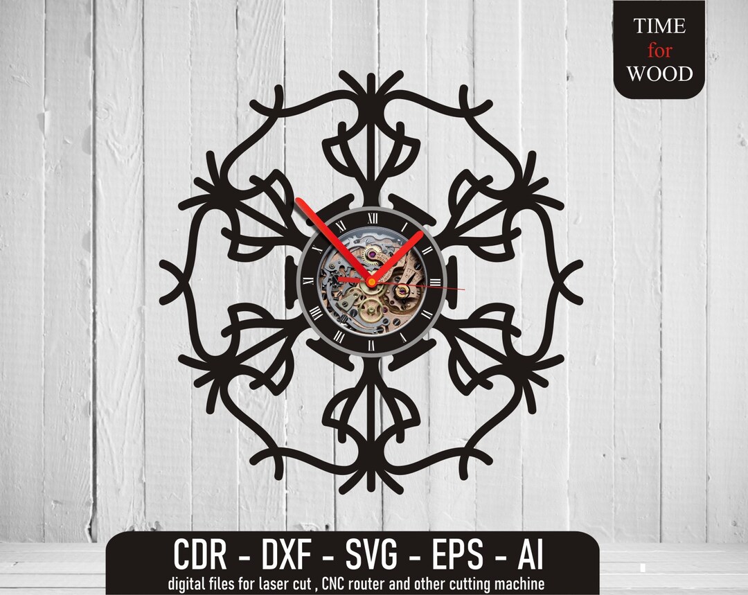 Funny Wall Clock Vector Funny Clock Svg Vinyl Clock Digital Files Vinyl ...