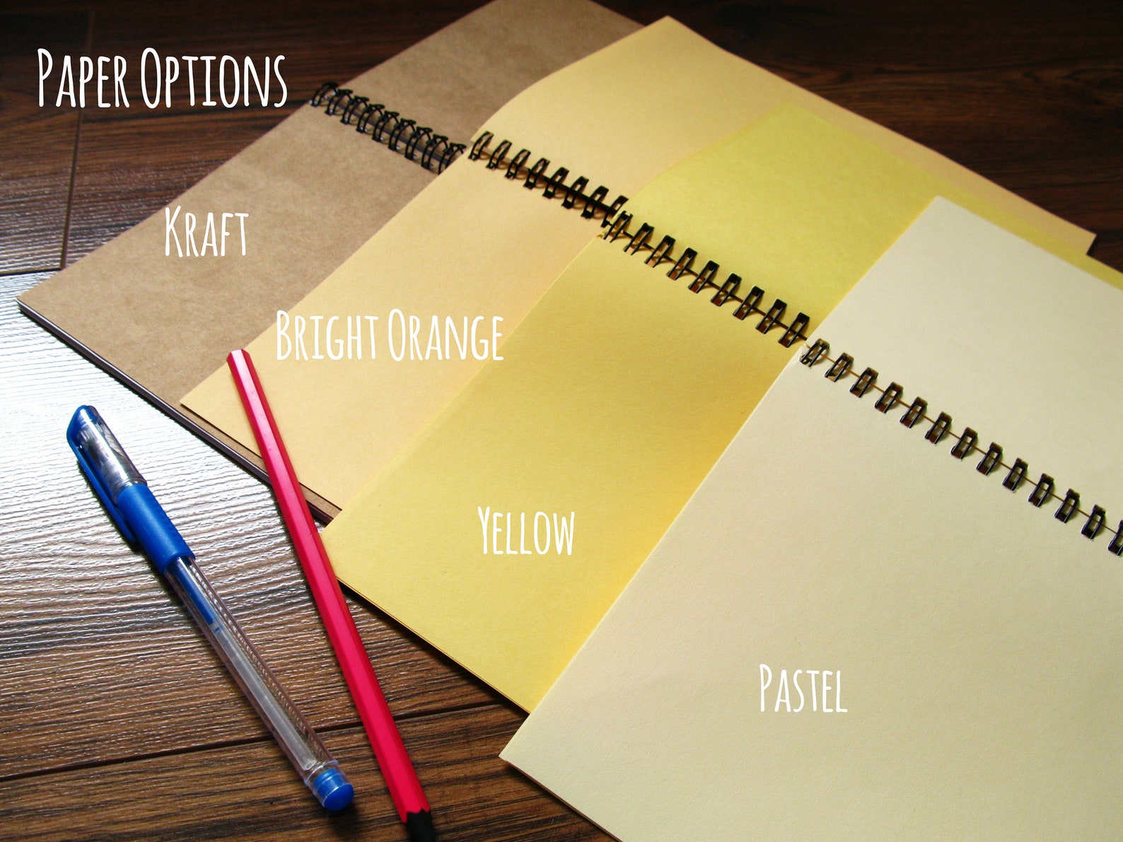 Couples Notebook Writing Notebook Custom Journal A5 Names Diary Kraft ...