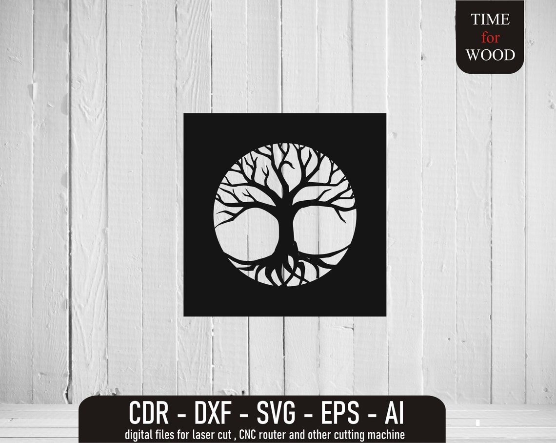 Tree Picture With Tree Svg Tree Vector File Tree Cdr Tree Eps Tree Dxf ...
