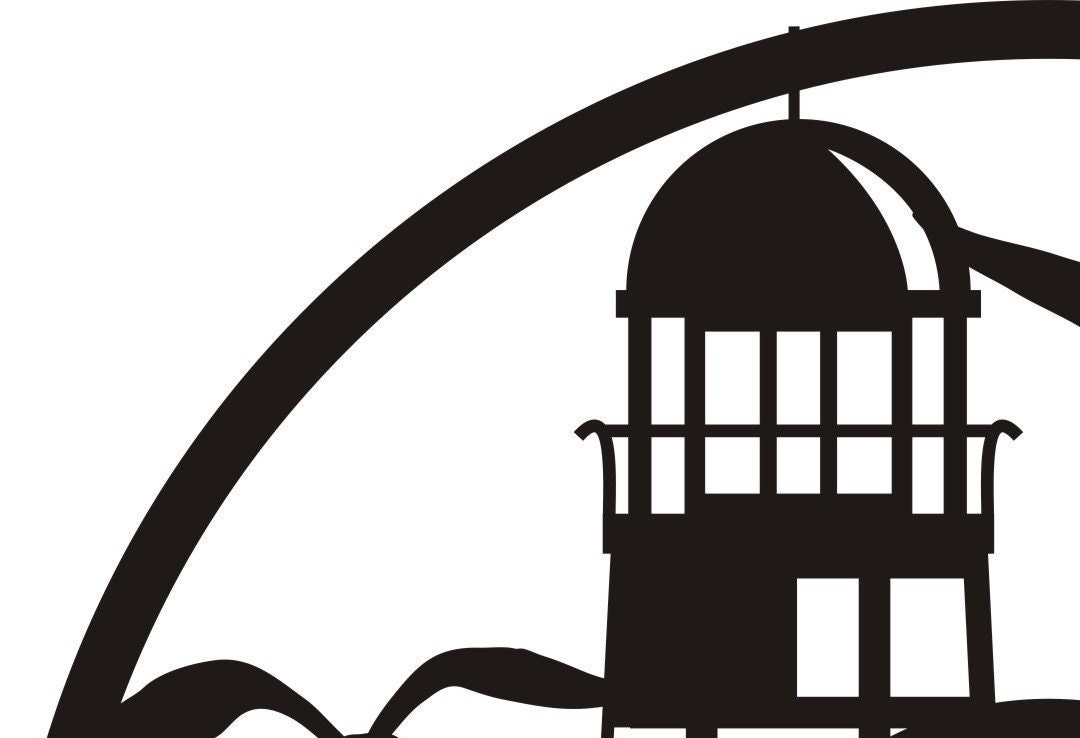 Lighthouse Clock Svg Marine Clock Digital Files Marine Clock Face ...