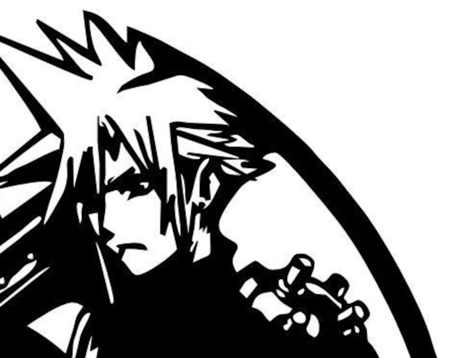 Final Fantasy VII Vector Files for Cnc Final Fantasy Svg Retro Gaming ...