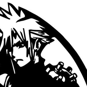 Final Fantasy VII Vector Files for Cnc Final Fantasy Svg Retro Gaming ...