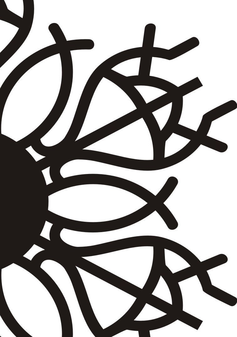 Original Vinyl Clock Pattern Svg Vinyl Clock Vector Wall Clock Cnc ...