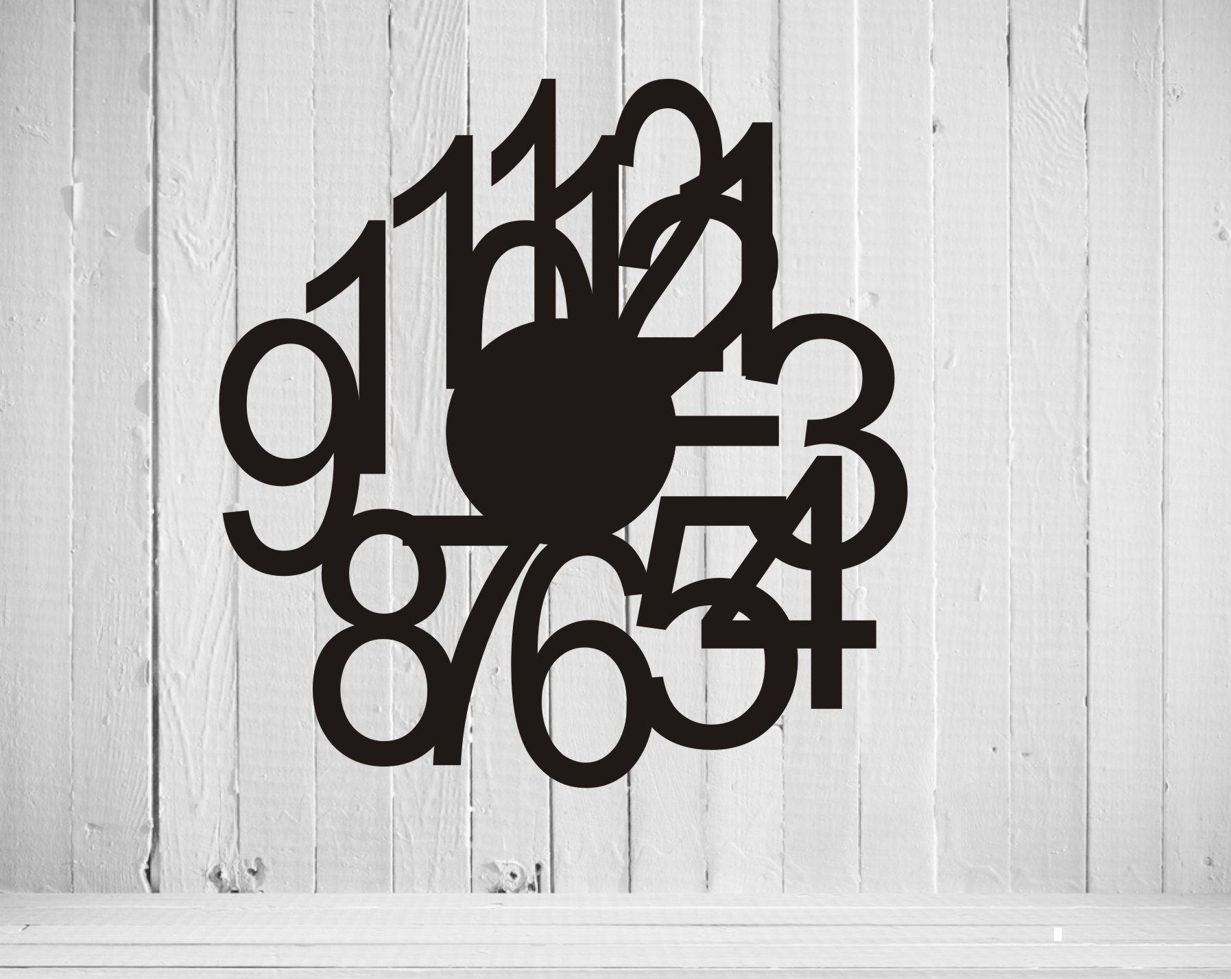 Wall Clock With Numbers Svg Funny Clock Vectors Vinyl Wall Clock ...