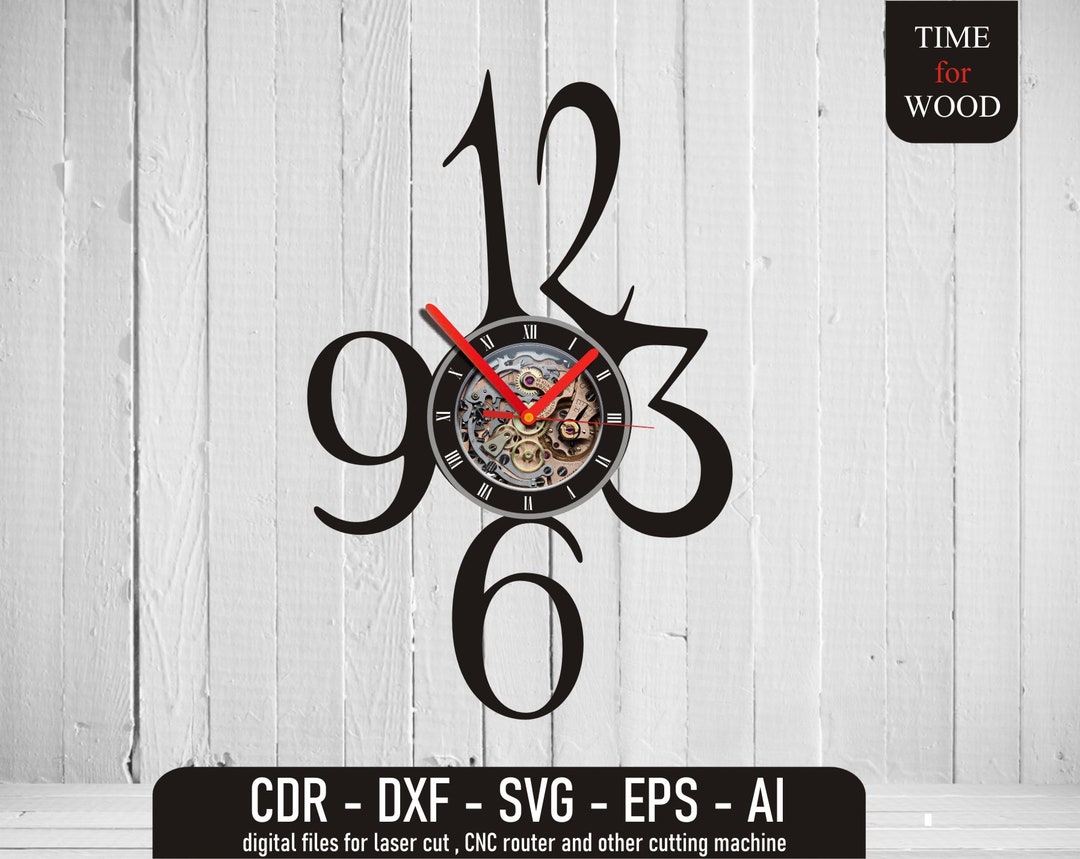 Vinyl Clock Vector Clock Svg Wall Clock Download Easy Clock Jpg Clock ...