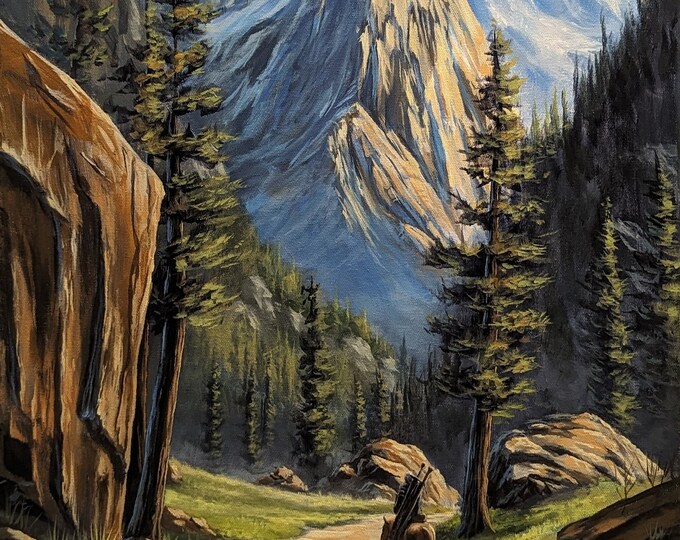 Path Through the Valley Original 18x24 Oil Painting by Aaron Long - Etsy