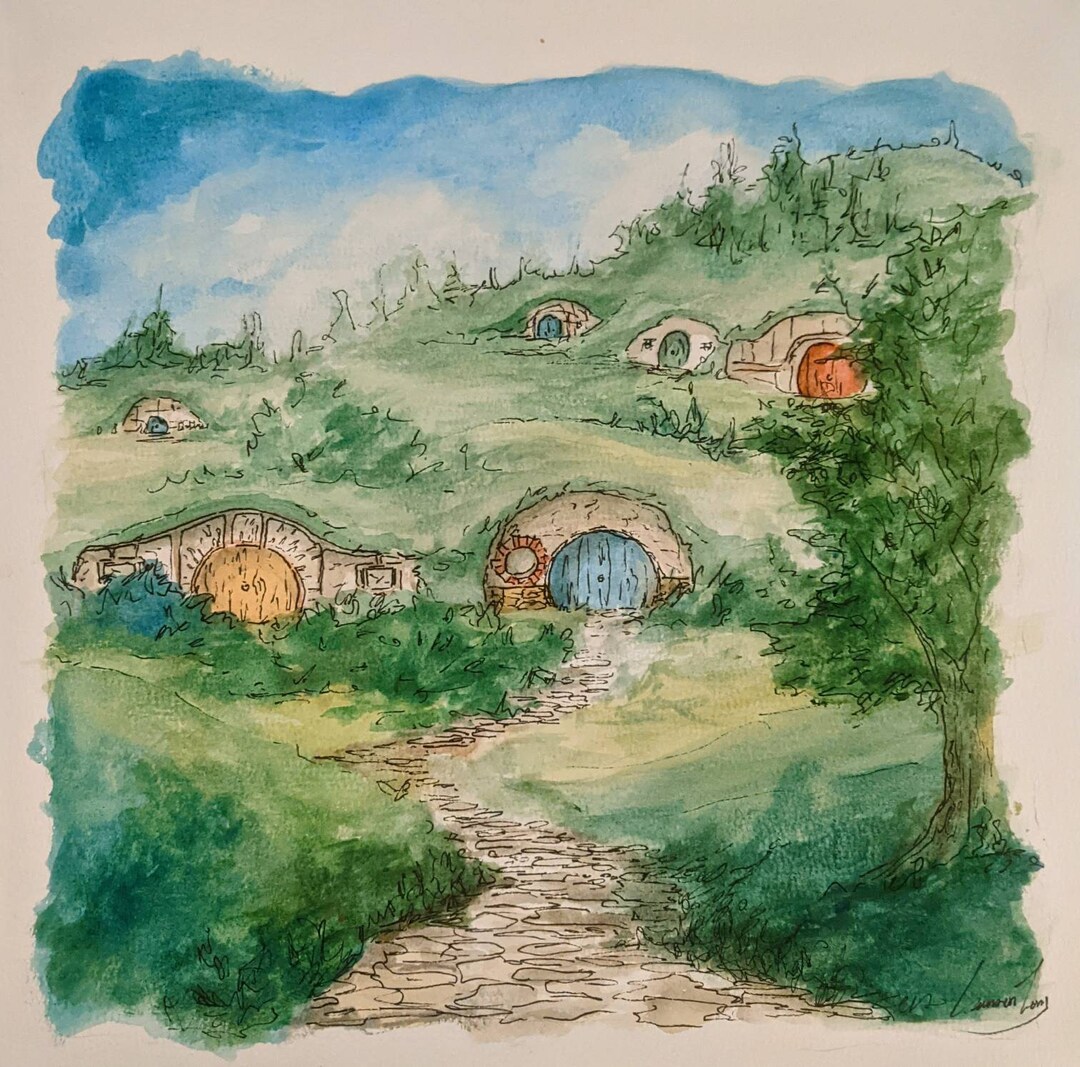A Path Through the Shire Signed Print by Shannon Long - Etsy
