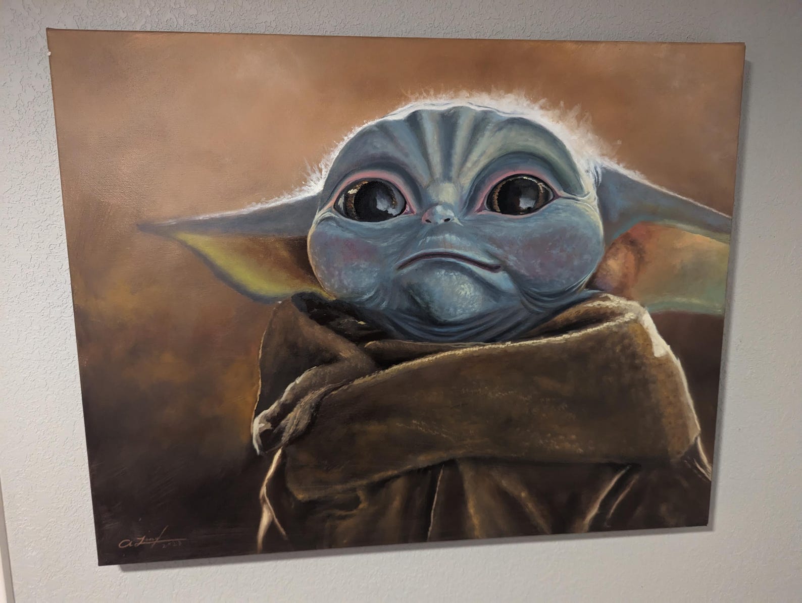 The Child | Original 22x28 Oil Painting by Aaron Long - Etsy