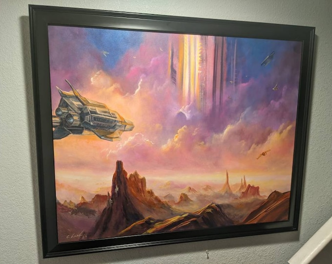 The Citadel | Original 24x30 Oil Painting - Etsy