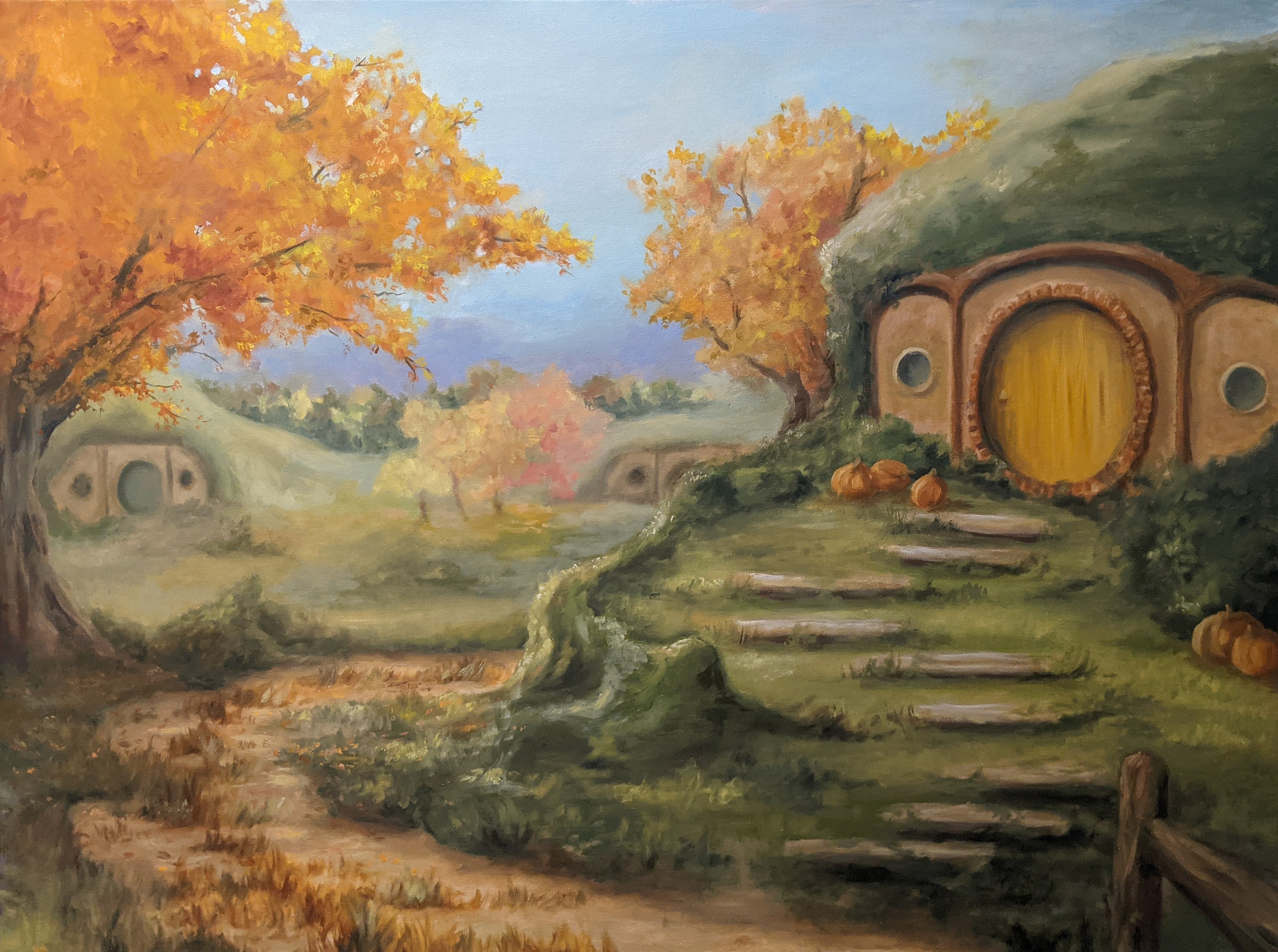 Autumn in the Shire | Canvas Print by Shannon Long - Etsy